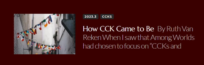 TCK 101 – Among Worlds